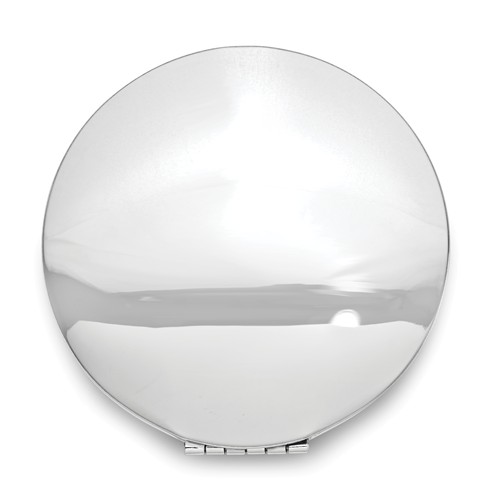 Compact Silver Plated Mirror